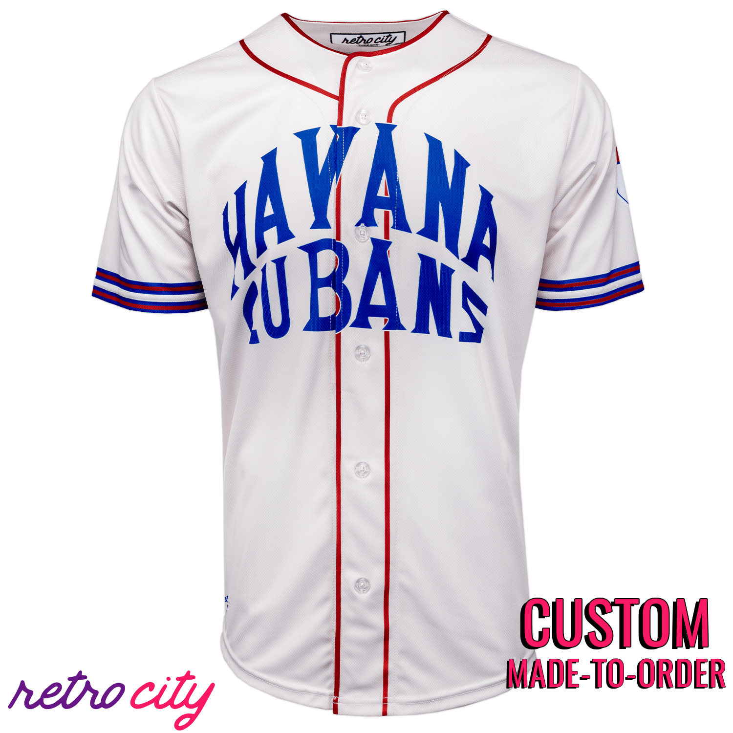 Havana Cubans 1947 Replica Vintage Custom Baseball Jersey – Retro City ...